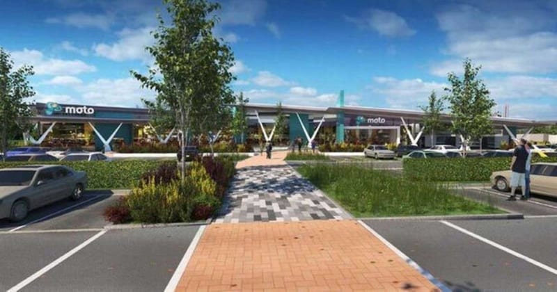 Major groundworks project for new Moto Services on the M6 at Rugby - J ...